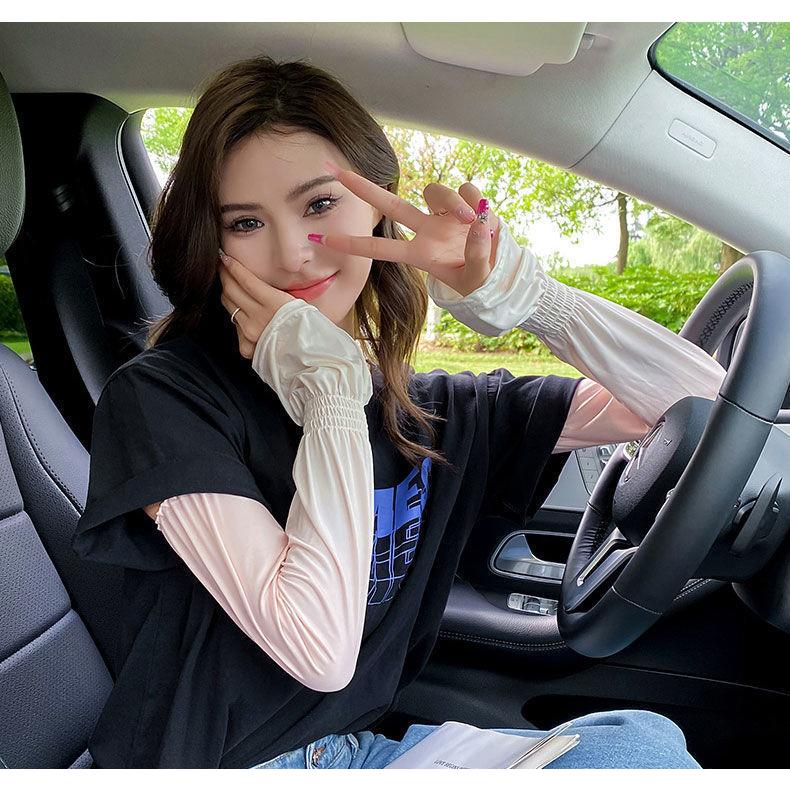 アームカバー 腕カバー レディース 女性用 手袋 ロング スリーブ 裾ゴム 冷感 UPF50+ グラデーション 日光 日差し 紫外線 対策 涼しい か : KAWAeMON - 通販 ...