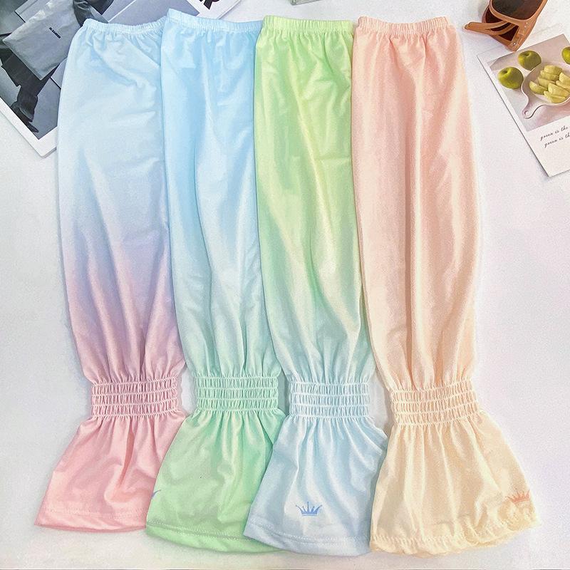 アームカバー 腕カバー レディース 女性用 手袋 ロング スリーブ 裾ゴム 冷感 UPF50+ グラデーション 日光 日差し 紫外線 対策 涼しい か : KAWAeMON - 通販 ...