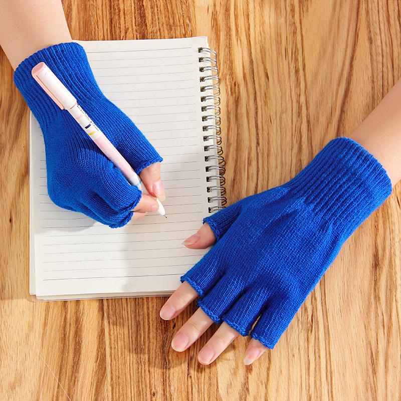 手袋 グローブ レディース 指なし 指先カット 指ぬき フィンガーレス ハンドウォーマー スマホ操作 パソコン 運転 ドライブ PC操作 無地 単色 : oth-40162 ...