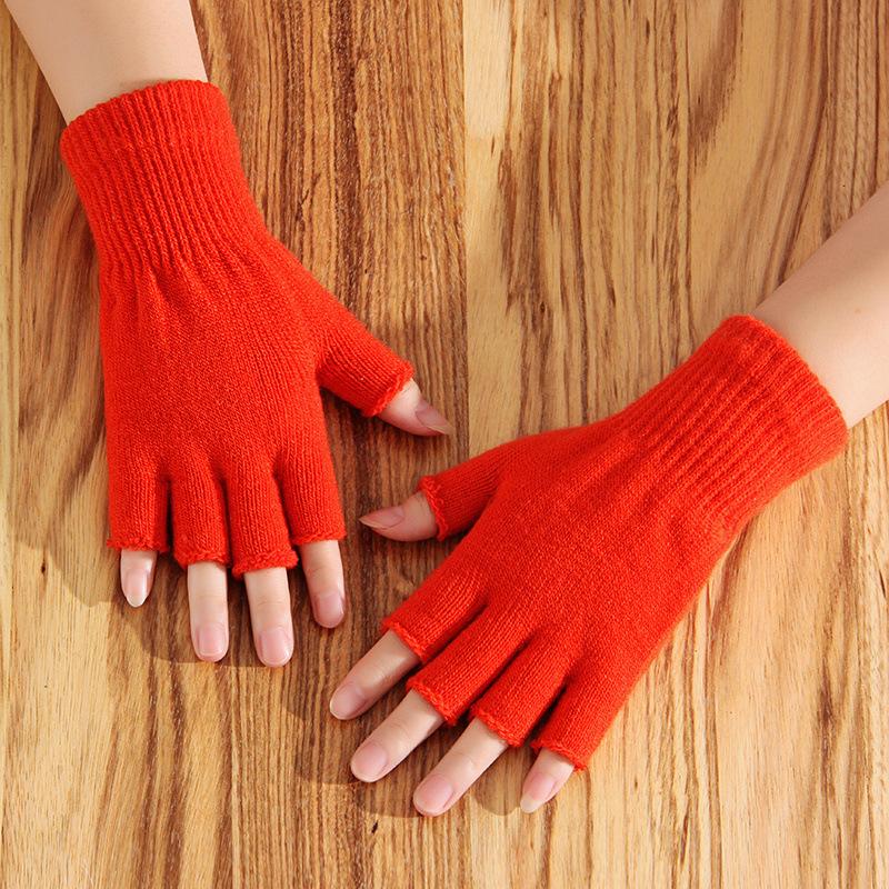 手袋 グローブ レディース 指なし 指先カット 指ぬき フィンガーレス ハンドウォーマー スマホ操作 パソコン 運転 ドライブ PC操作 無地 単色 : oth-40162 ...