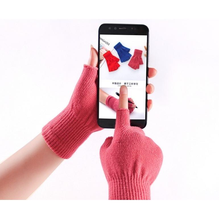 手袋 グローブ レディース 指なし 指先カット 指ぬき フィンガーレス ハンドウォーマー スマホ操作 パソコン 運転 ドライブ PC操作 無地 単色 : oth-40162 ...