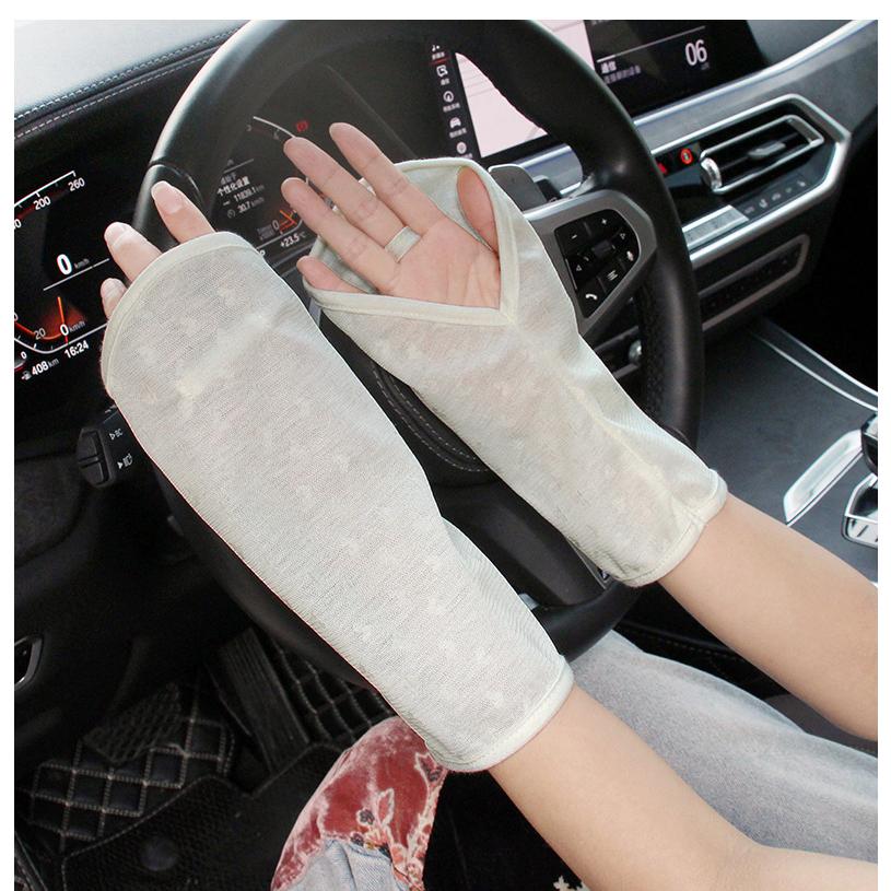 ハンドカバー 日焼け予防 リストカバー フィンガーレス 手袋 レディース 薄手 春 夏 紫外線対策 UVケア 運転 ドライブ サイクリング アウトドア : KAWAeMON - 通販 ...