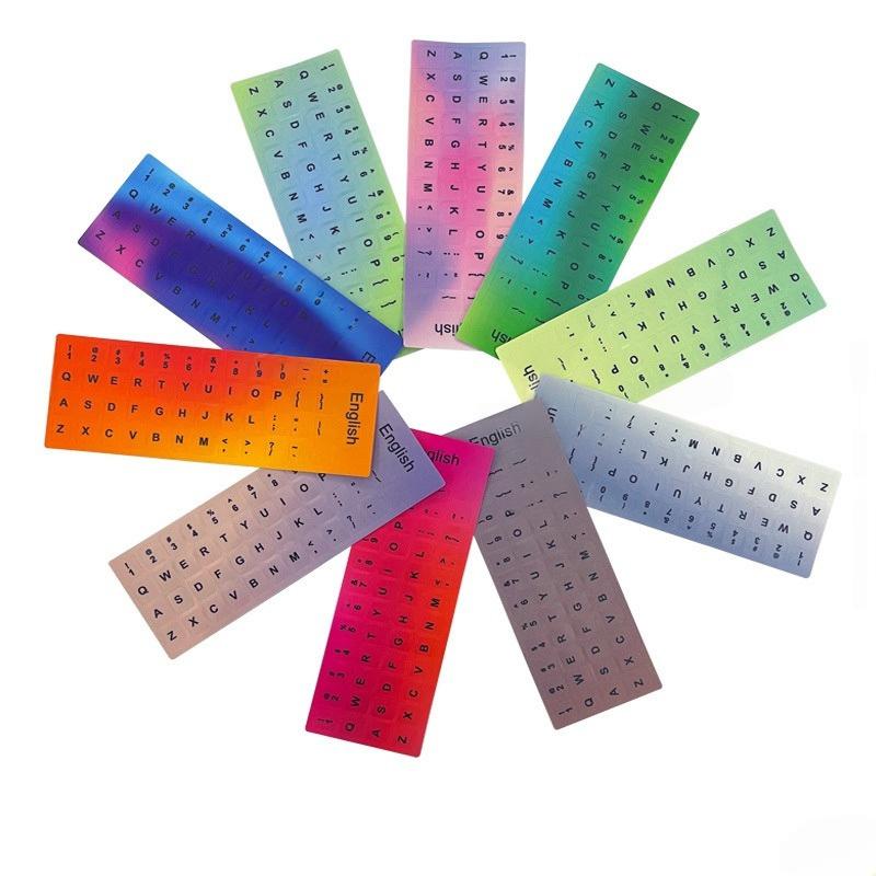 キーボードステッカー シール PC用 パソコン 英字 ローマ字 英語 グラデーション 鍵盤 リペア 修復 デスクトップPC ノートPC : KAWAeMON - 通販 - Yahoo!ショッピング