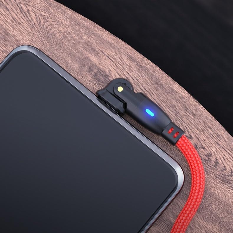 USBケーブル Type-C Micro TYPE-B microB 180度回転式 1m 高速充電対応 充電ケーブル データ転送 ライト スマートフ : KAWAeMON - 通販 ...