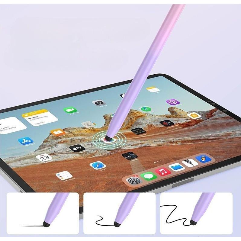 タッチペン スタイラスペン 2way タブレット タッチパネル スマホ スマートフォン 持ち運び ゲーム イラスト おしゃれ シンプル PC 便利 : KAWAeMON - 通販 ...