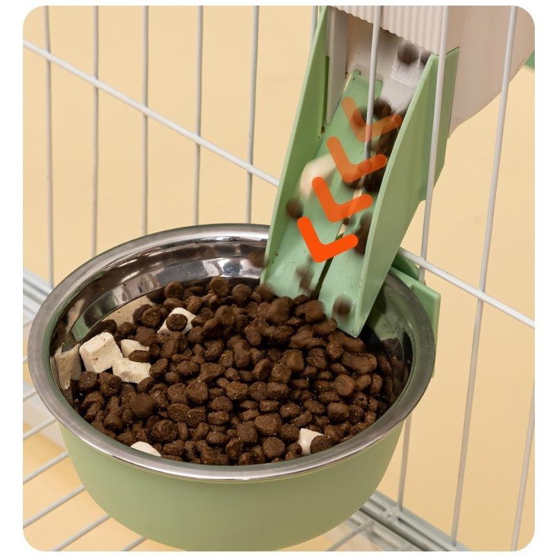 自動給餌器 ペット用給餌器 フードボウル エサ入れ ゲージ用 ペット用品 ペットグッズ 犬用 猫用 エサ入れ器 ゲージ取り付け ウォーターボトル 水入 : pet-94936-1 ...