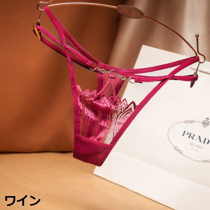 ヒップハンガー Tバックショーツ Gストリング レディース 勝負下着 セクシーランジェリー 紐パン レース ローライズ 透け感 過激 エロい : sho-21649 : KAWAeMON ...