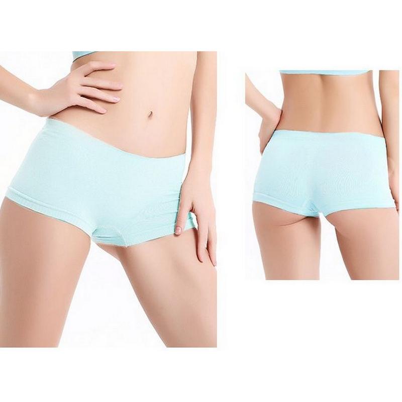 ボックスショーツ シームレス ボーイレッグ レディース 婦人 インナー パンツ 下着 1分丈 ノンステッチ アウターに響きにくい シンプル 無地 単色 : KAWAeMON - 通販 ...