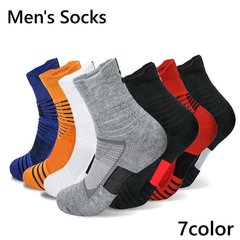 クルーソックス メンズ ショートソックス スポーツソックス 靴下 くつ下 ミディアム丈 通気性 スポーツ カジュアル おしゃれ バスケットボール ラン : sox-31359-1 ...