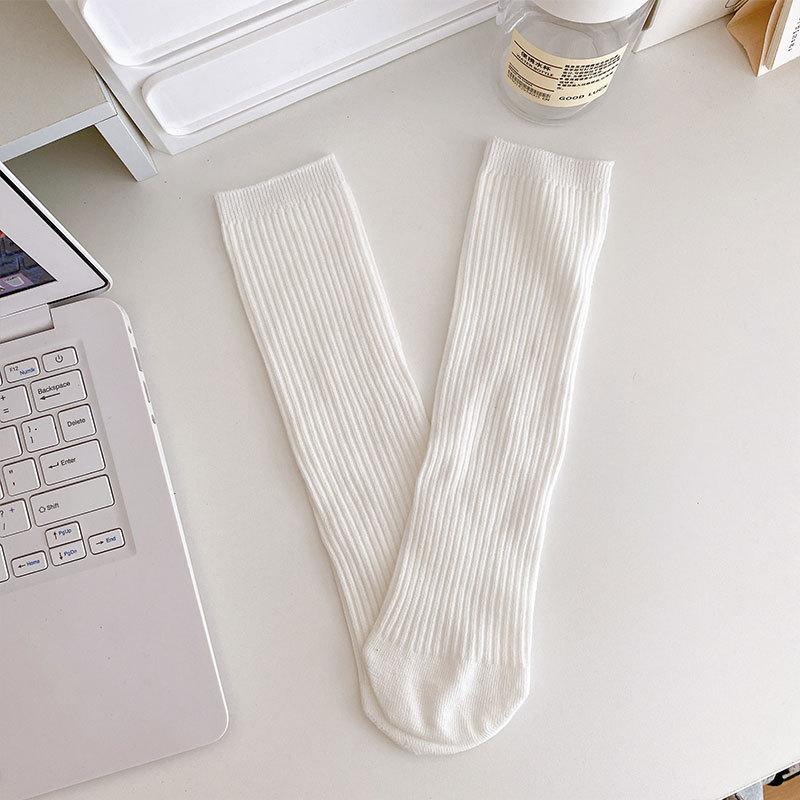 靴下 クルーソックス ハイソックス キッズ 子供用 ベビー 赤ちゃん 男女兼用 男の子 女の子 リブ 踵なし チューブソックス 無地 単色 シンプル : sox-55024-1 ...