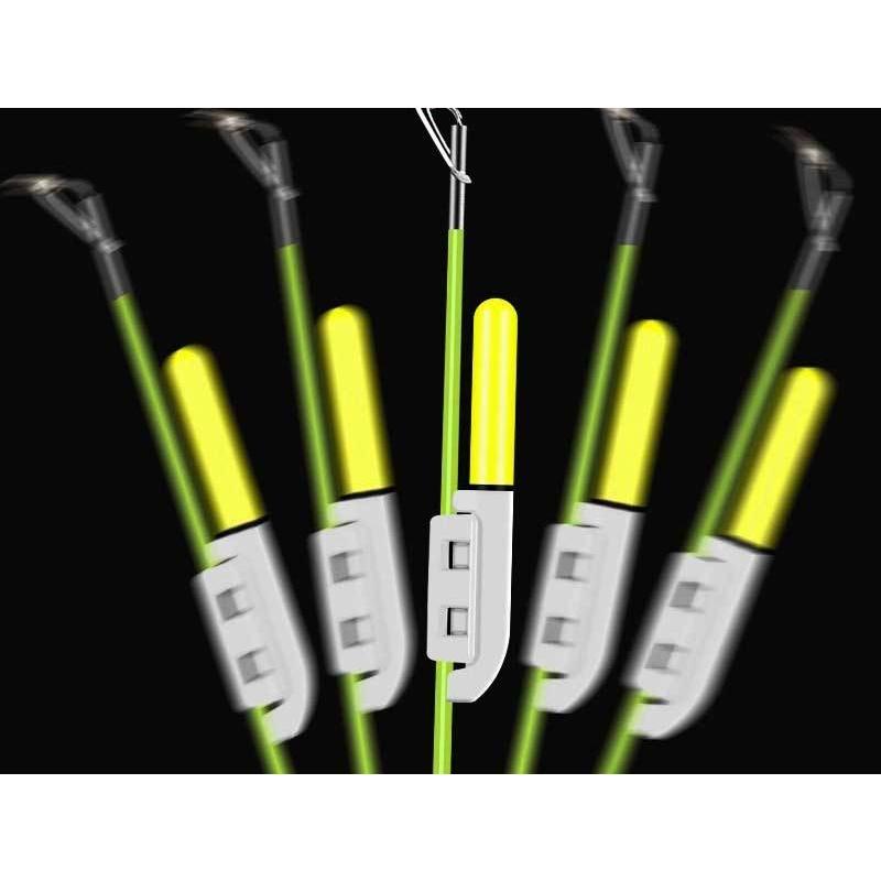 竿先ライト 穂先ライト LED 釣り用品 フィッシング用品 釣り竿ライト 竿ランプ 夜釣り ナイター 光る 発光 電池式 レッド グリーン 赤 緑 便 : KAWAeMON - 通販 ...