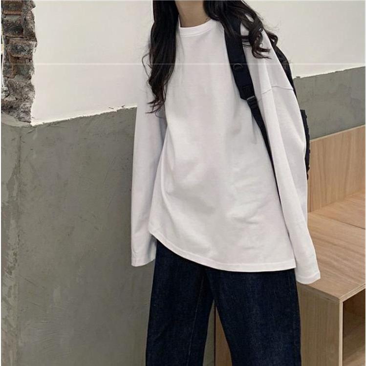 チュニック 長袖 ロングTシャツ カットソー オーバーサイズ ビッグシルエット レディース 女性 トップス 大きいサイズ ゆったり 無地 シンプル お : KAWAeMON - 通販 ...