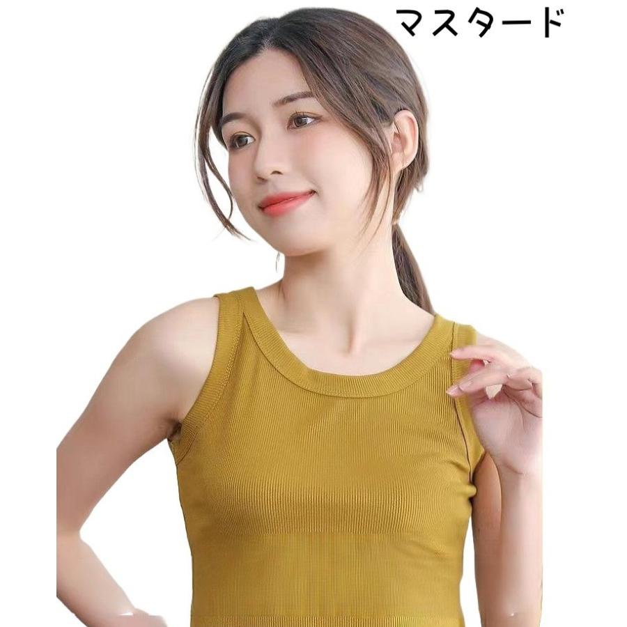 タンクトップ レディース 女性用 トップス Uネック プルオーバー 無地 単色 シンプル 婦人服 ベーシック 着回し 定番 カジュアル おしゃれ 可愛 : KAWAeMON - 通販 ...