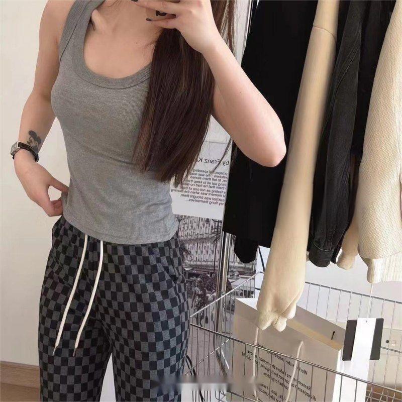 タンクトップ レディース 女性用 トップス Uネック プルオーバー 無地 単色 シンプル 婦人服 ベーシック 着回し 定番 カジュアル おしゃれ 可愛 : KAWAeMON - 通販 ...