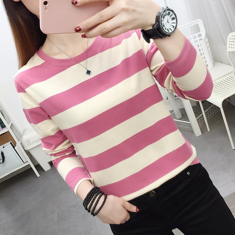 カットソー レディース 女性 トップス Tシャツ 長袖 ボーダー Uネック 春秋 春服 秋服 カジュアル シンプル かわいい おしゃれ カラバリ豊富 : KAWAeMON - 通販 ...