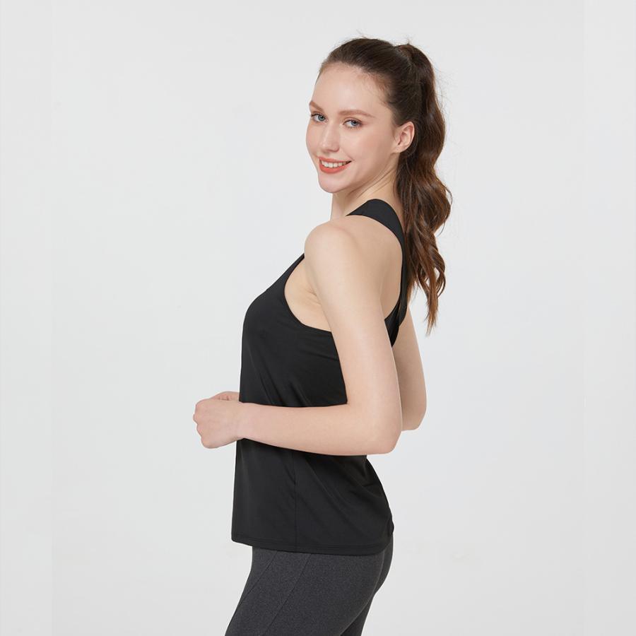 ヨガウェア トップス レディース タンクトップ バックオープン ロング ヨガ スポーツウェア 女性 長め シンプル 無地 スポーツ : KAWAeMON - 通販 - Yahoo!ショッピング