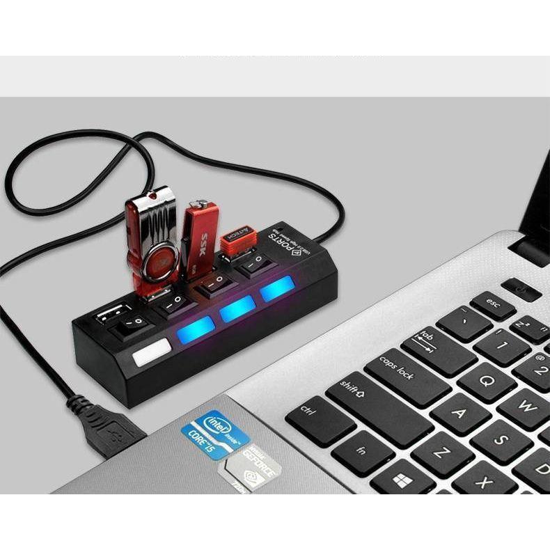 USBハブ USB2.0 HUB 4ポート 7ポート スイッチ付き 高速 データ転送 480Mbps ドッキングステーション リチウム バスパワー パ : KAWAeMON - 通販 ...