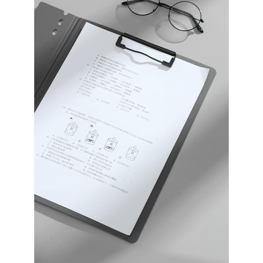 クリップボード バインダー ファイル 縦型 横型 タテ ヨコ 二つ折り A4 文房具 文具 クリップファイル ボード 無地 単色 シンプル 事務用品 : KAWAeMON - 通販 ...