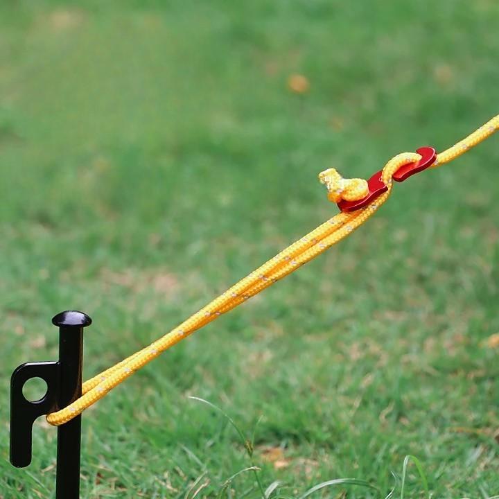 ロープテンショナー 同色2個セット コードスライダー ロープストッパー ロープ固定 長さ調節 S字 テント キャンプ アウトドア用品 : KAWAeMON - 通販 - Yahoo!ショッピング