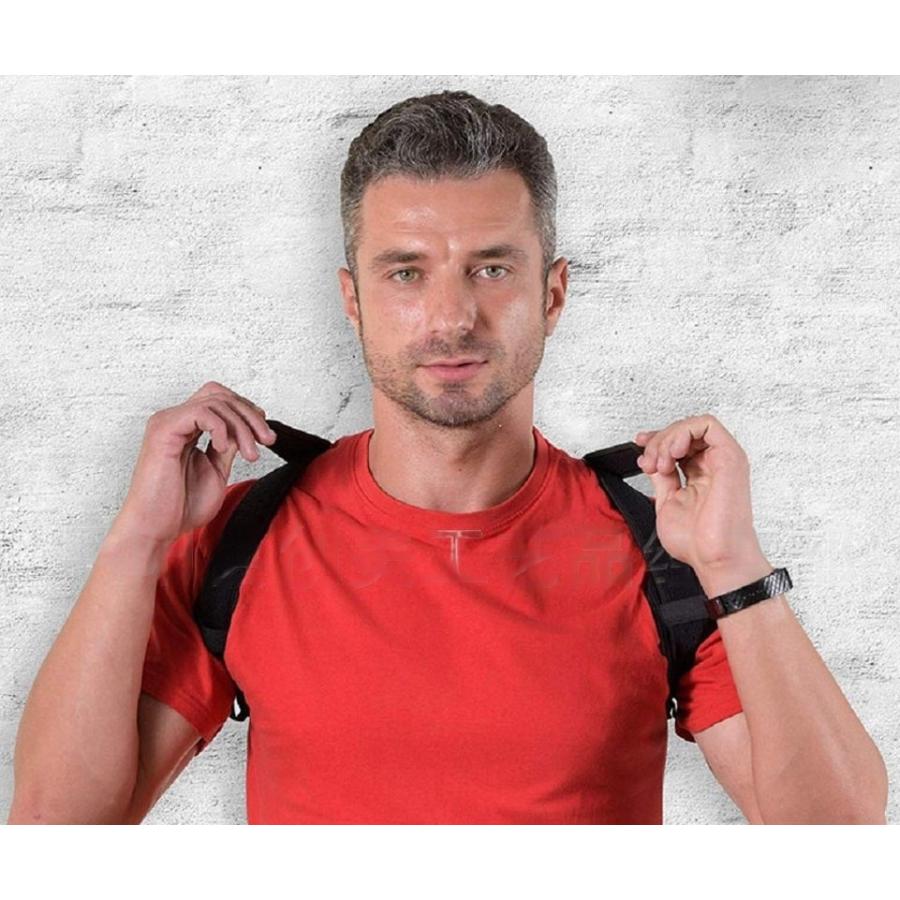 姿勢ベルト 姿勢補正 背中サポート 男女兼用 背筋サポーター 美姿勢 たすき掛け 調整可能 : KAWAeMON - 通販 - Yahoo!ショッピング