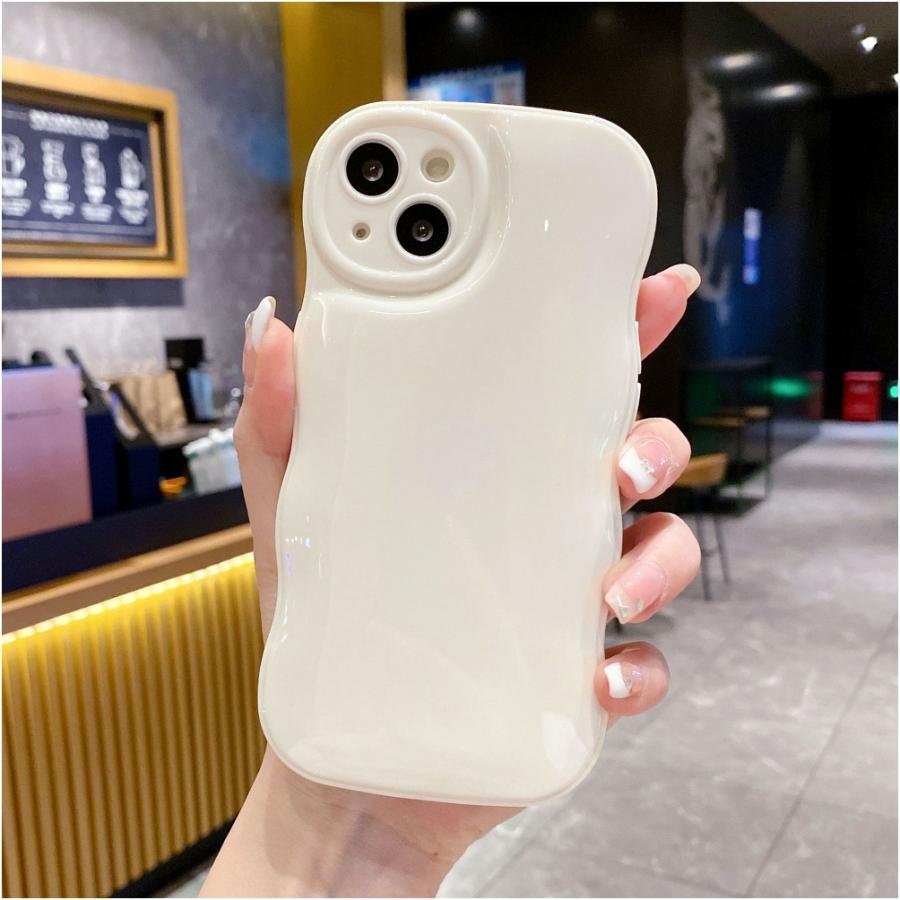 iPhoneケース iPhoneカバー スマホケース スマホカバー アイフォン用 保護 傷防止 ソフト シリコン クリア 透明 ウェーブ 波型 うねう : KAWAeMON - 通販 ...