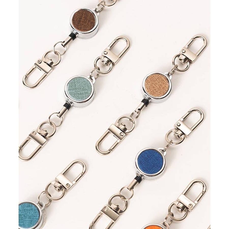 リールキーホルダー リールストラップ カラビナキーリール カラビナ リール式 伸縮 落下防止 伸びる リール キーホルダー ストラップ シンプル :zak-15358:KAWAeMON ...