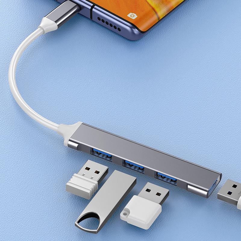 USBハブ Type-Cハブ 4ポート 4in1 パソコン ノートPC type-A タイプC タイプA usb3.0ハブ 周辺機器 コンパクト hu : KAWAeMON - 通販 ...