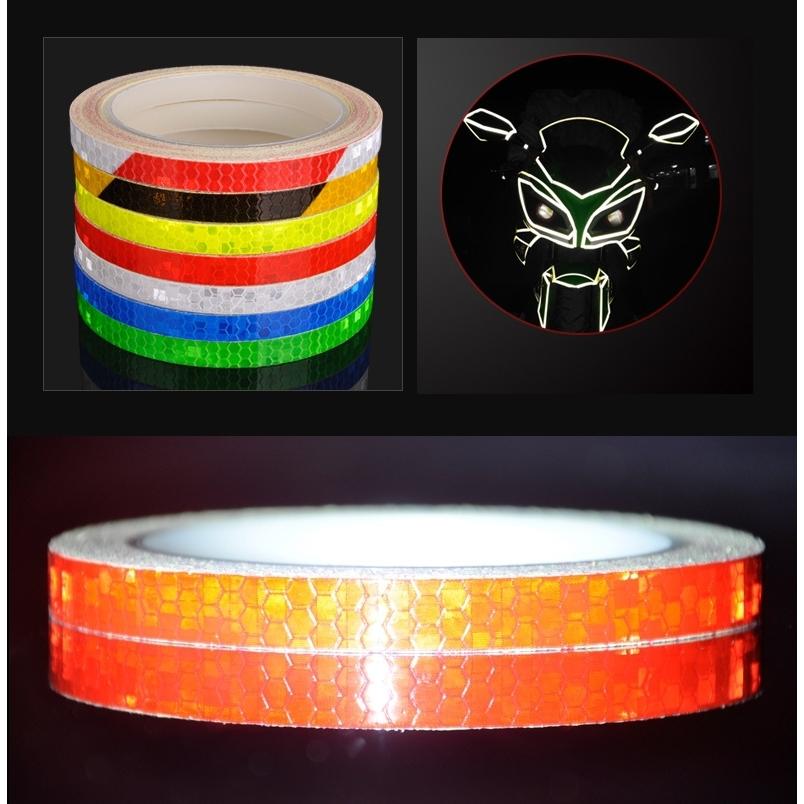 反射テープ 反射ステッカー 反射シール ラインテープ カー用品 車 外装 バイク 単車 原付 自転車 安全対策 衝突防止 事故防止対策 ドレスアップ : KAWAeMON - 通販 ...