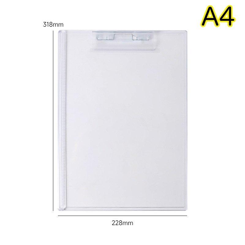 クリップボード A4 A5 バインダー クリップファイル 定規メモリ付き クリア 透明 無地 縦型 タテ型 挟む シンプル 事務用品 文房具 会議 オ : KAWAeMON - 通販 ...
