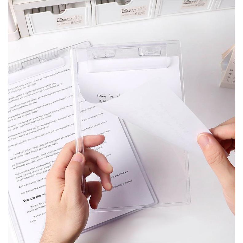 クリップボード A4 A5 バインダー クリップファイル 定規メモリ付き クリア 透明 無地 縦型 タテ型 挟む シンプル 事務用品 文房具 会議 オ : KAWAeMON - 通販 ...