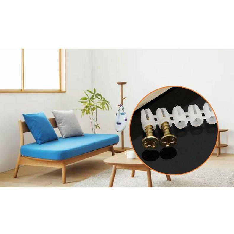 拡張パイプ 拡張チューブ 50個セット アンカー プラスチック素材 ネジ ねじ 螺子 DIY 工具 住宅設備 プラグ チューブ パイプ 固定チューブ : KAWAeMON - 通販 ...