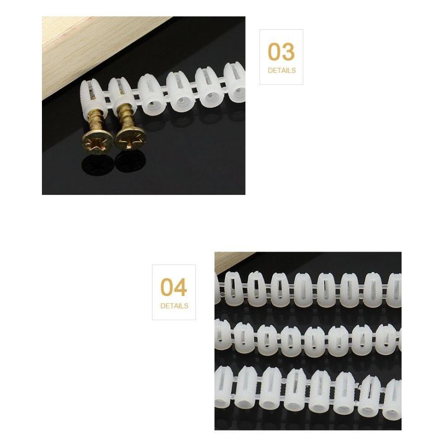 拡張パイプ 拡張チューブ 50個セット アンカー プラスチック素材 ネジ ねじ 螺子 DIY 工具 住宅設備 プラグ チューブ パイプ 固定チューブ : KAWAeMON - 通販 ...