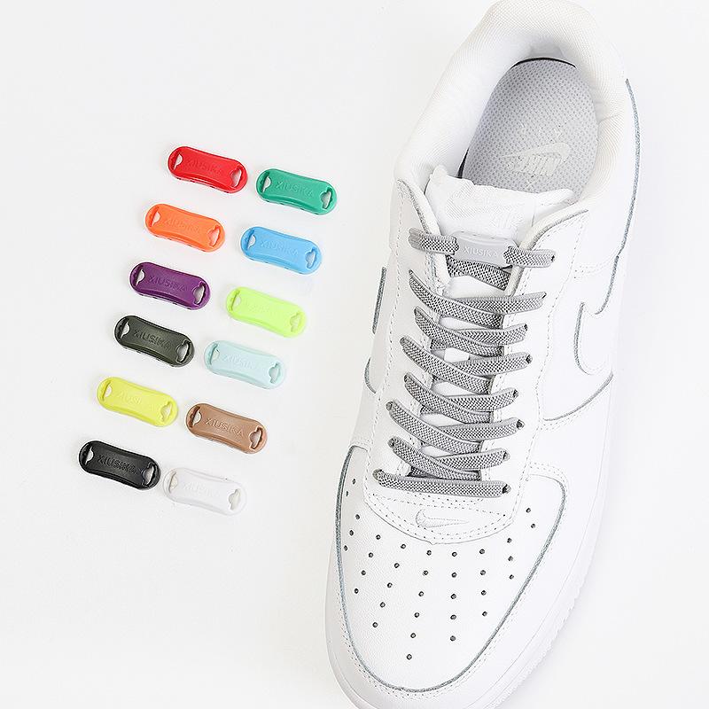 靴紐バックル シューレースロック 1足分 2個セット 結ばない 靴ひも ほどけない 便利 簡単 スニーカー 靴アクセサリー : KAWAeMON - 通販 - Yahoo!ショッピング