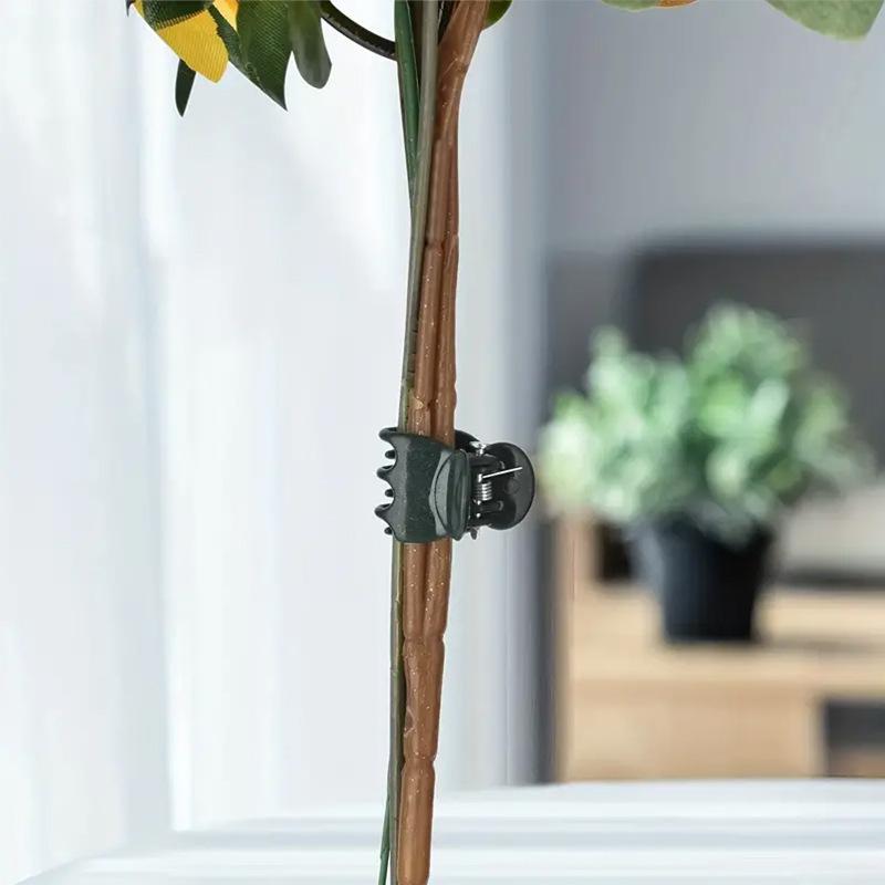 園芸用クリップ 誘引クリップ 固定クリップ 支柱結束 100個入り 園芸用品 ガーデニング用品 結束バンド 固定バンド 誘引具 便利 簡単 留めるだけ : zak-23901-1 ...