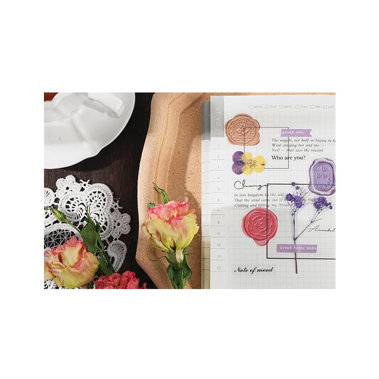 シーリングスタンプ風シール 文房具 ピンク ブルー オレンジ かわいい シンプル DIY デコレーション : KAWAeMON - 通販 - Yahoo!ショッピング