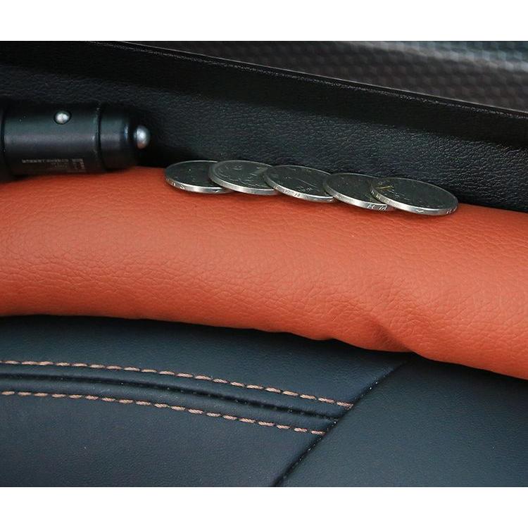 カーシート隙間クッション 単品 カー用品 自動車用品 シートサイド シートベルト 隙間埋め すき間埋め 落下防止 運転席 助手席 レザー調 おしゃれ : KAWAeMON - 通販 ...