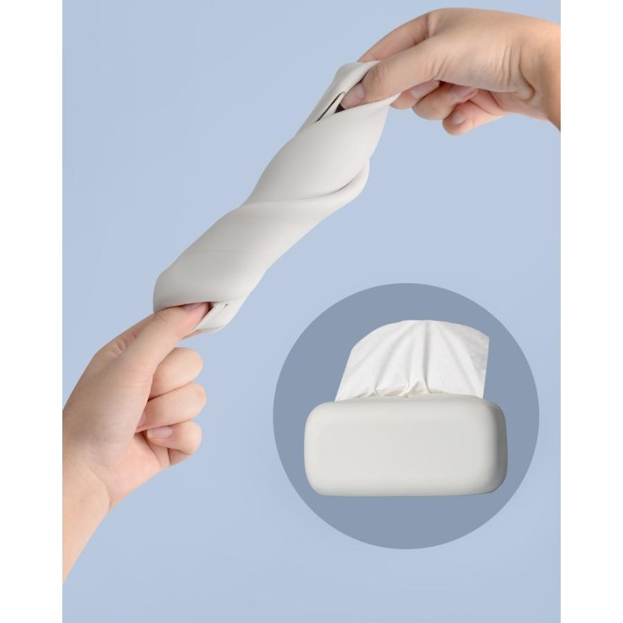 ティッシュケース ティッシュボックス ペーパーホルダー シリコン ソフト 柔らかい リビング キッチン トイレ 洗面所 食卓 生活雑貨 インテリア雑貨 : KAWAeMON - 通販 ...