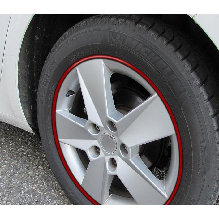 ホイールリムステッカー リムテープ リムガード 8M カーステッカー くすま用品 カー用品 ステッカー シール 粘着テープ 装飾 デコレーション 擦れ : KAWAeMON - 通販 ...