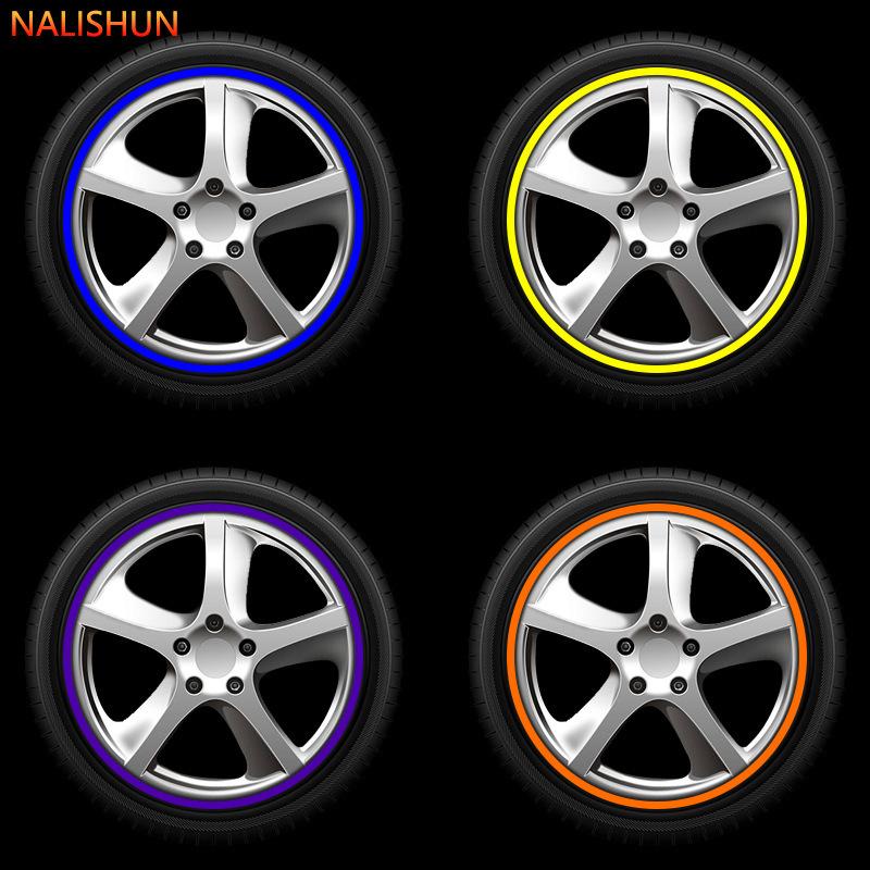 ホイールリムステッカー リムテープ リムガード 8M カーステッカー くすま用品 カー用品 ステッカー シール 粘着テープ 装飾 デコレーション 擦れ : KAWAeMON - 通販 ...