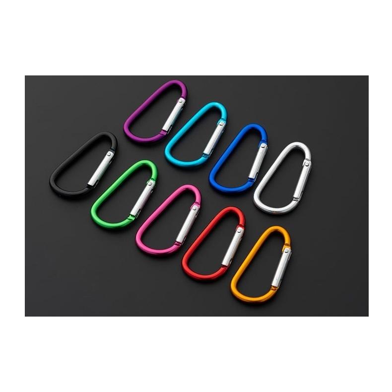 カラビナ 同色5個セット D型 カラビナフック メタリック 登山 キャンプ アウトドア トレッキング ぶら下げ 固定 バックル : KAWAeMON - 通販 - Yahoo!ショッピング