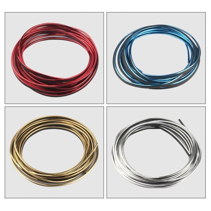 インテリアスリムモール カラーモール プロテクター 5m メッキ 内装 ドレスアップ カスタム 車内装飾 パーツ 隙間に差し込む : KAWAeMON - 通販 - Yahoo!ショッピング