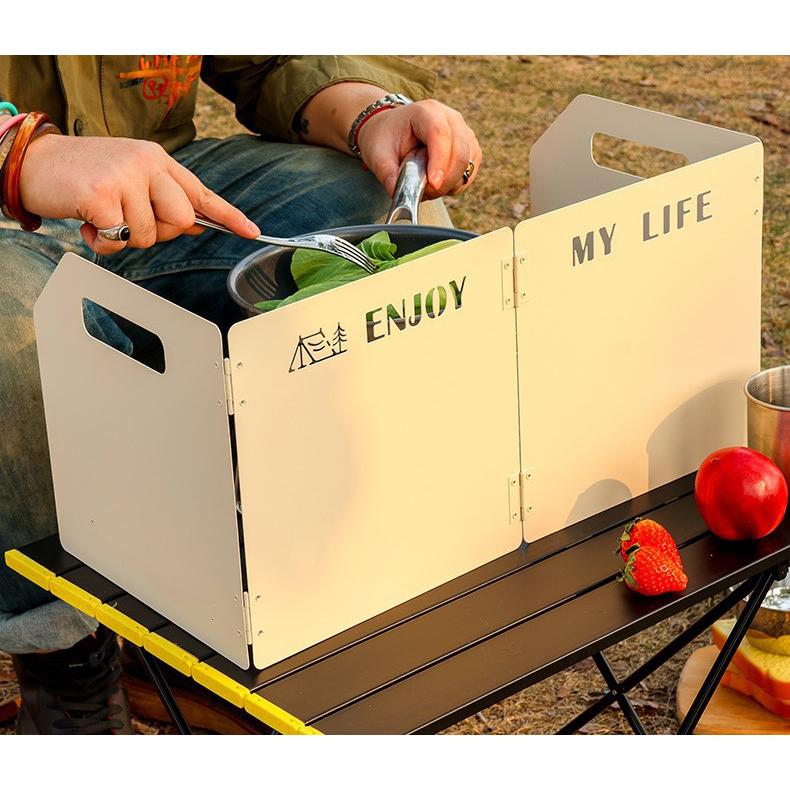 ウィンドスクリーン 折りたたみ式 3枚板 4枚板 風よけ 風除け 屋外 料理 調理 コンパクト 省スペース キャンプ BBQ クッキング : KAWAeMON - 通販 - Yahoo!ショッピング