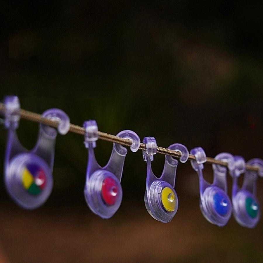 ロープライト アウトドア LED ライト キャンプ テント 照明 イルミネーション 電池式 軽量 防水 テントロープ ガイロープ 装飾 フック : KAWAeMON - 通販 - Yahoo ...