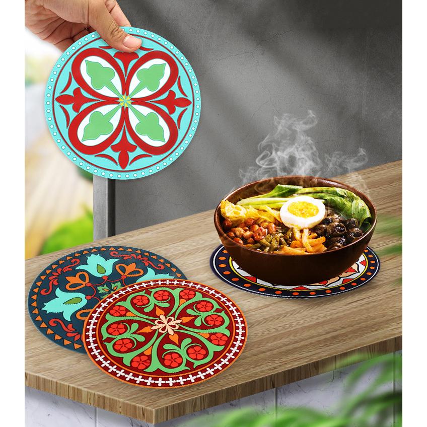コースター 2枚セット グラス置き コップ置き 9cm 丸型 円型 エスニック柄 滑り止め 防水 洗える おしゃれ インテリア雑貨 テーブル雑貨 : KAWAeMON - 通販 - Yahoo ...