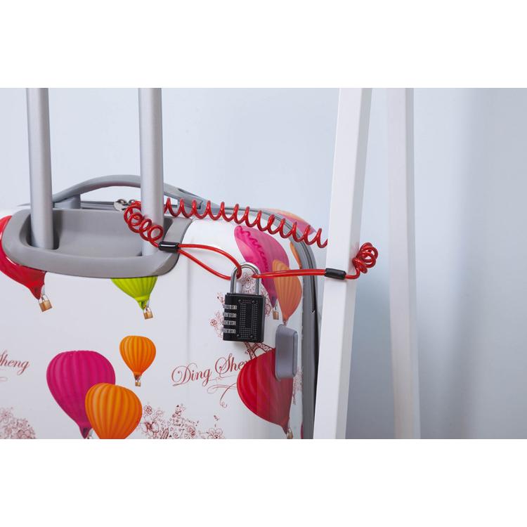 ディスクロック用 リマインダーケーブル 1.5m 盗難防止 防犯 安全対策 外し忘れ防止 スプリング コイル ワイヤー ロープ : KAWAeMON - 通販 - Yahoo!ショッピング