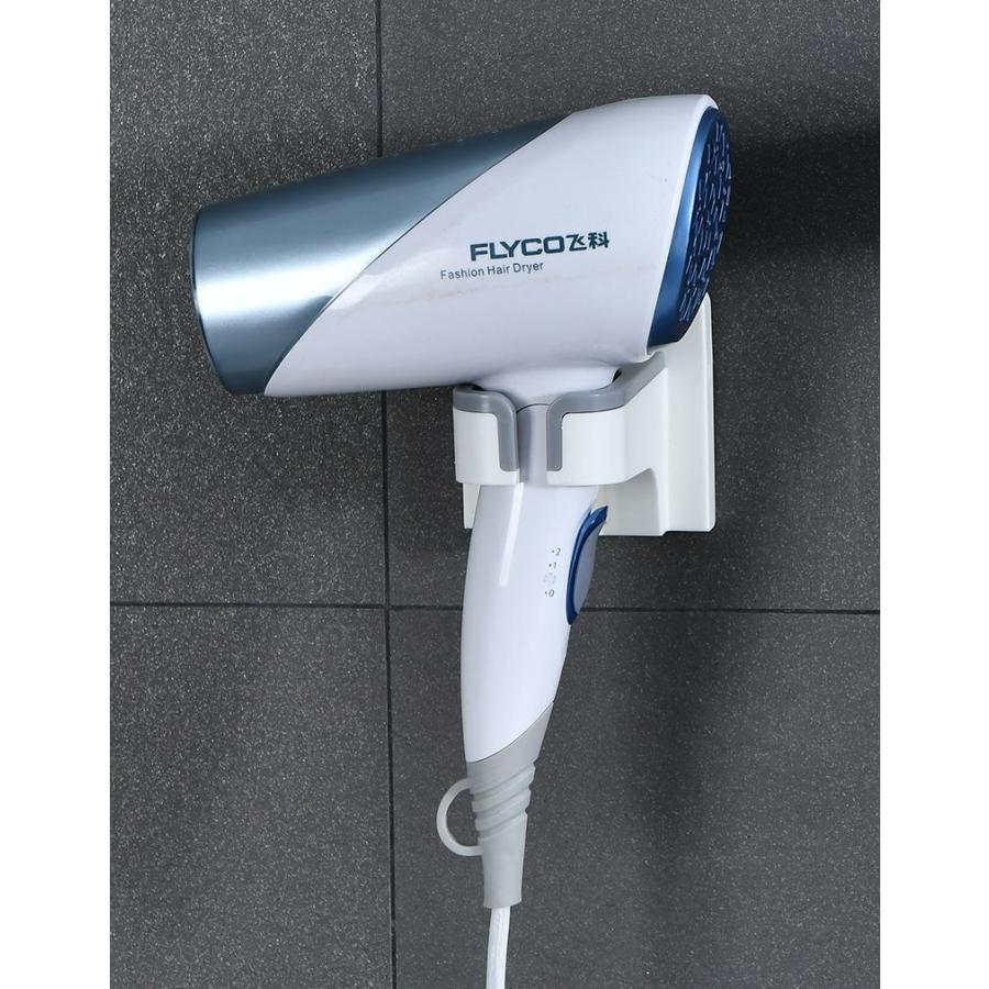 ヘアドライヤー ホルダー ドライヤー収納 バス用品 ラック 壁掛け バスルーム 洗面所 ドライヤースタンド フック付き コンパクト : KAWAeMON - 通販 - Yahoo!ショッピング