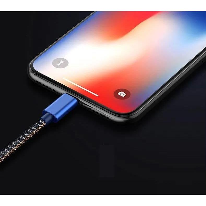 充電ケーブル デニム 1m 1.5m iPhone Android スマホ用品 3A 5A Type-C TypeC MicroUSB Apple パ : KAWAeMON - 通販 ...