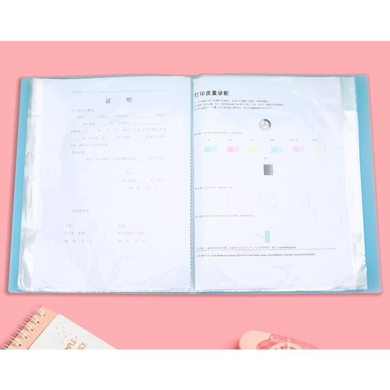 ファイルブック ファイルケース ドキュメントファイル A4 20ページ 30ページ 書類ケース プリント整理 持ち運び クリアポケット 収納 日用品雑 :zak-51623:KAWAeMON ...