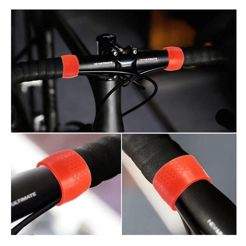 バーテープ固定リング 自転車用品 1ペア 2個セット 左右セット シリコンリング 固定 ハンドル グリップ エンドリング かっこいい おしゃれ ロード : KAWAeMON - 通販 ...