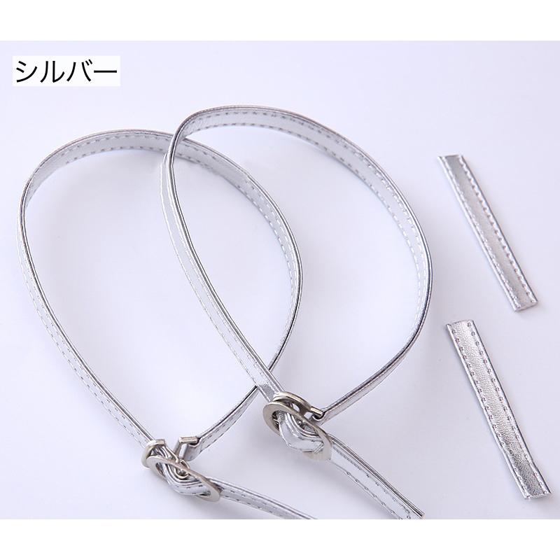 シューズストラップ 2本セット ショートストラップ2本付き シューズバンド シューズベルト パンプス ヒール 固定 脱げ防止 後付け 靴ずれ防止 着脱 : KAWAeMON - 通販 ...